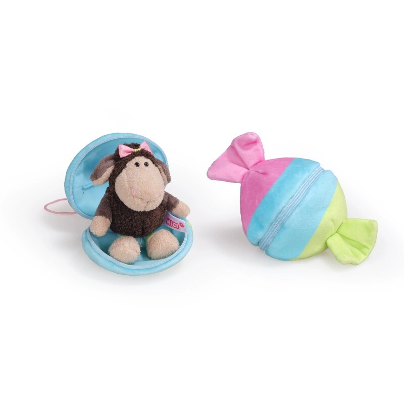 Немецкая плюшевая игрушка NICI в виде овечки-капкейка, аксессуар для десертов, подарок, милый медвежонок Подвеска в