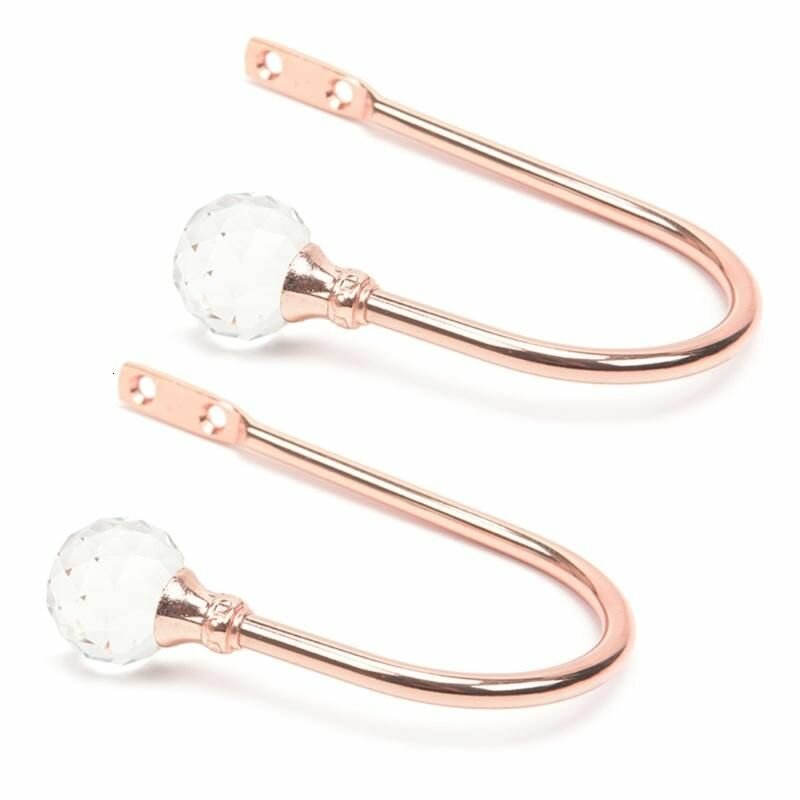 U-образные держатели для штор, шампанское