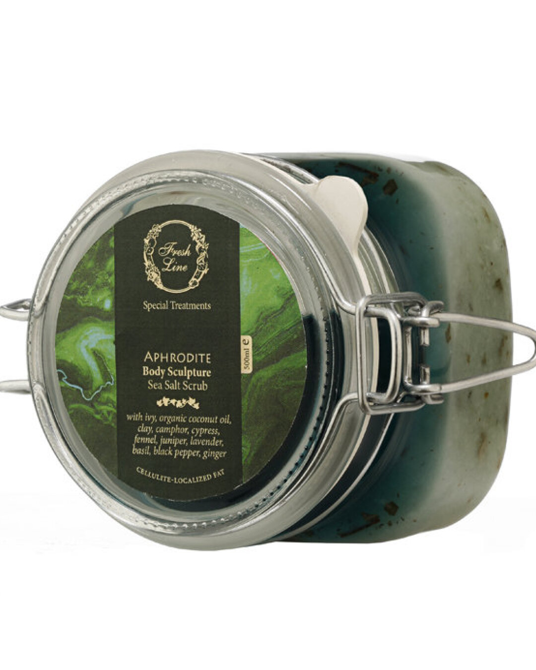 Скраб Fresh Line "Афродита", для тела, с морской солью, антицеллюлитный эффект