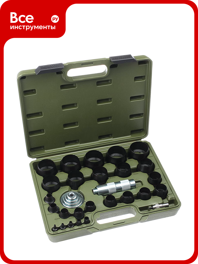 Набор просечек Дело Техники со сменными насадками, 28 предметов, кейсе