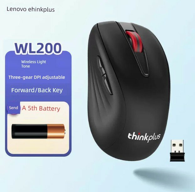 Оригинальная беспроводная мышь Lenovo ThinkPad, бесшумная беспроводная лазерная мышь для ноутбука и настольного