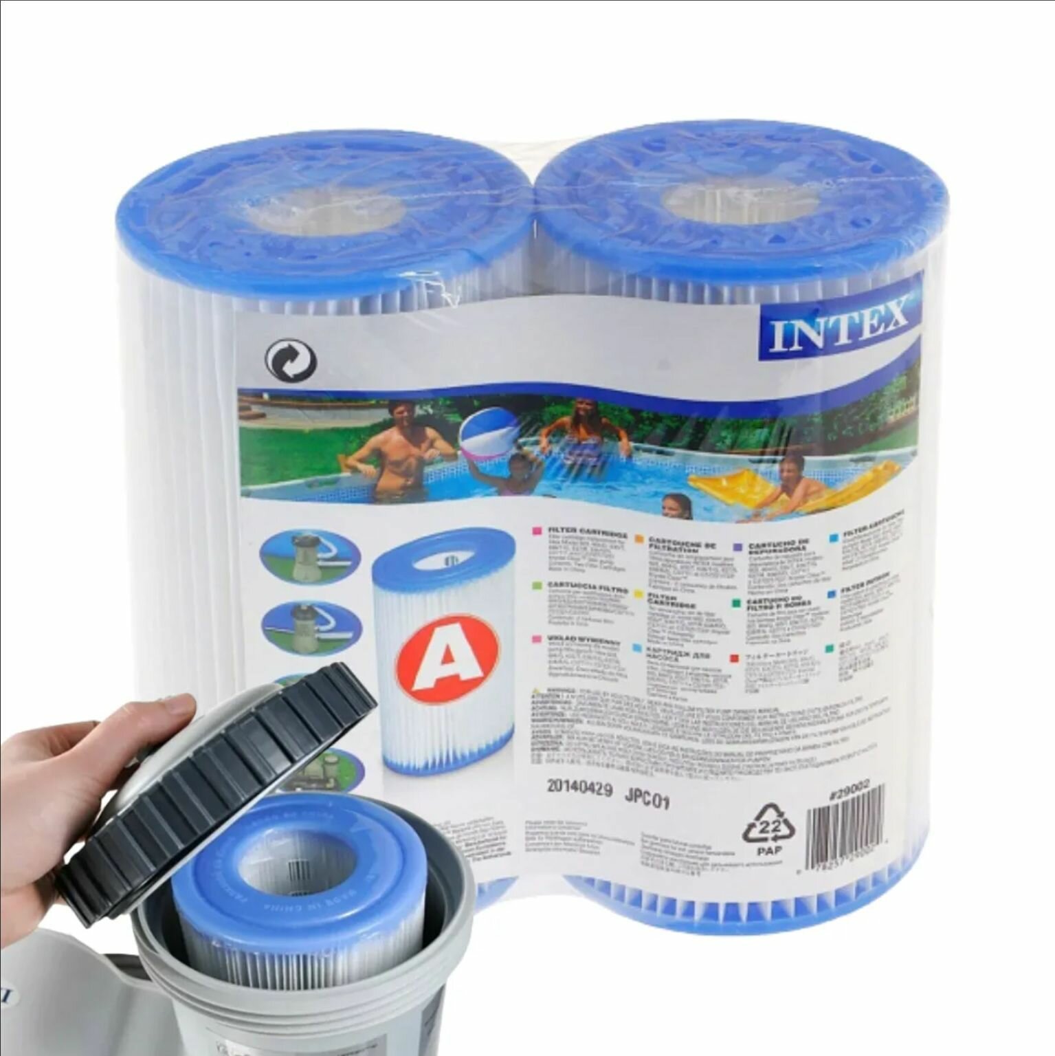 Сменные фильтры 2 шт. Intex 29000 для насосов (тип А)