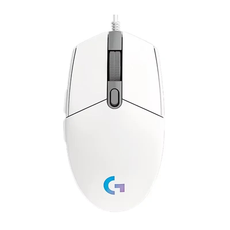 Игровая игровая мышь Logitech G102, RGB-стример, мышь со световым эффектом, легкий игровой датчик 8000 точек на дюйм