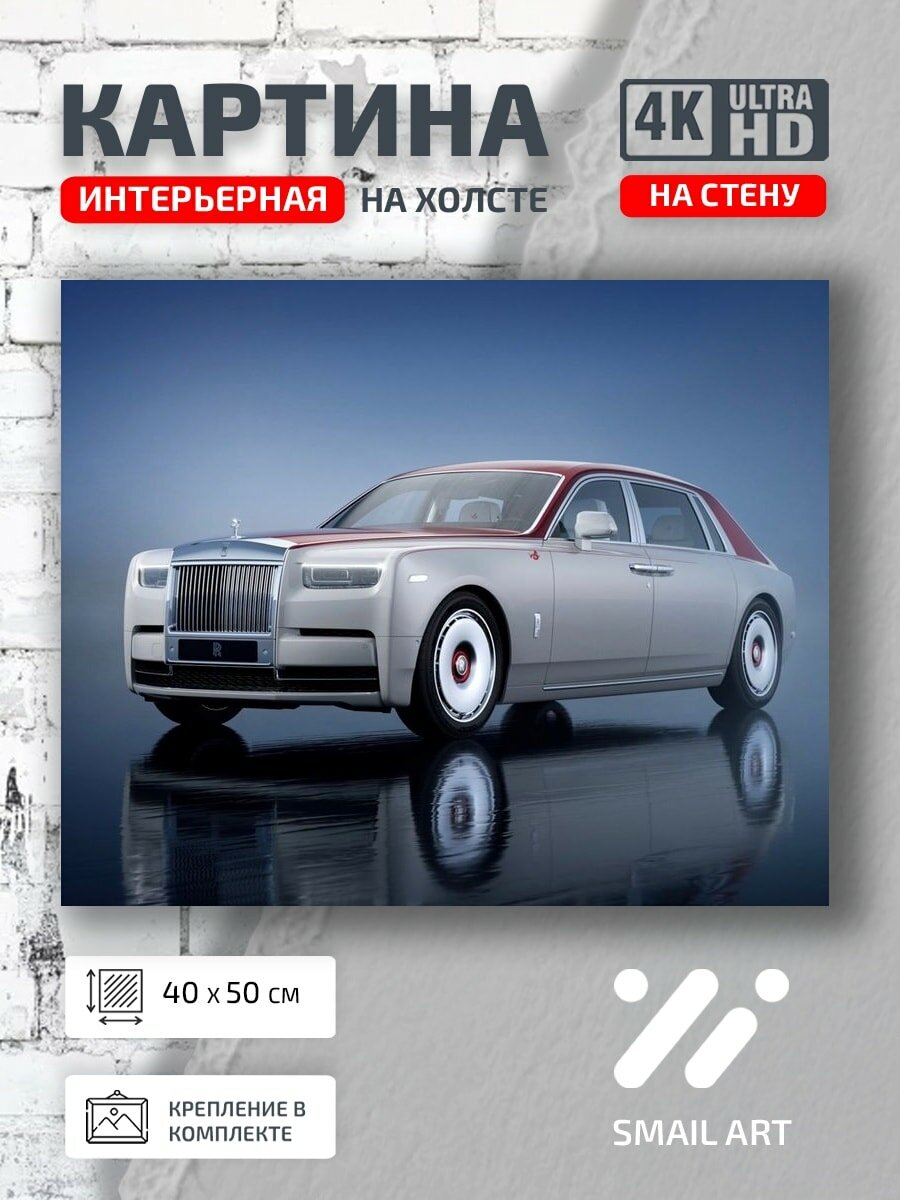Картина на холсте интерьерная 40 на 50 на стену Год Дракона для спальни атмосфера