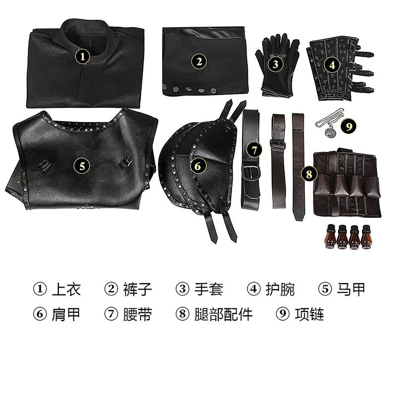 Косплей костюм Геральт из Ведьмака 3 ViviFies M