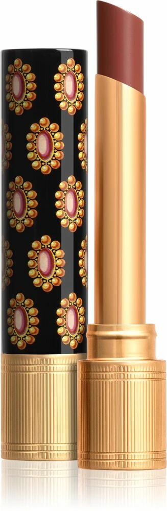 Gucci Beauty Увлажняющая губная помада Rouge de Beaute Brillant/оттенок 204 Peggy Taupe