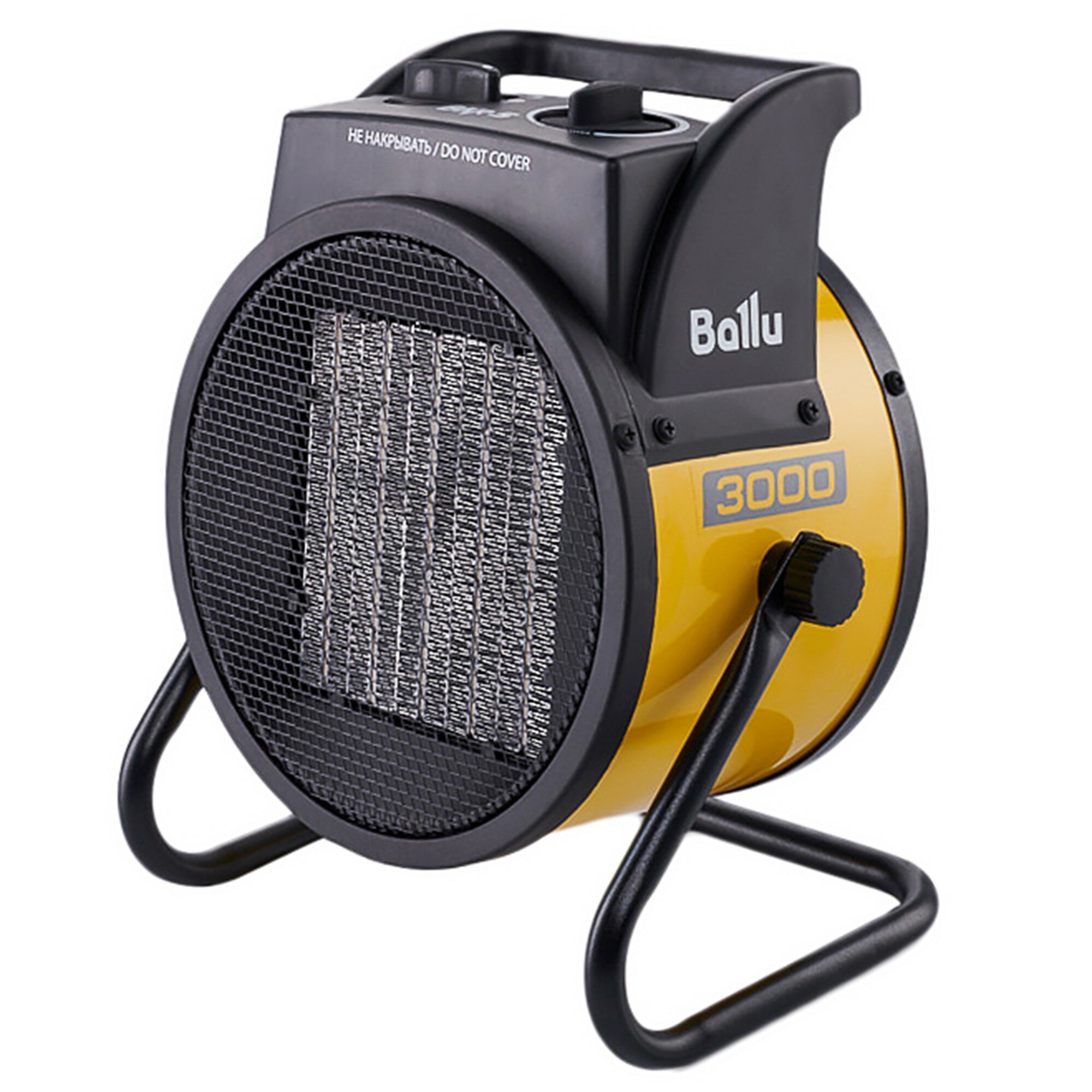Пушка тепловая BALLU BKR-5, площадь обогрева до 35 кв. м, желтая