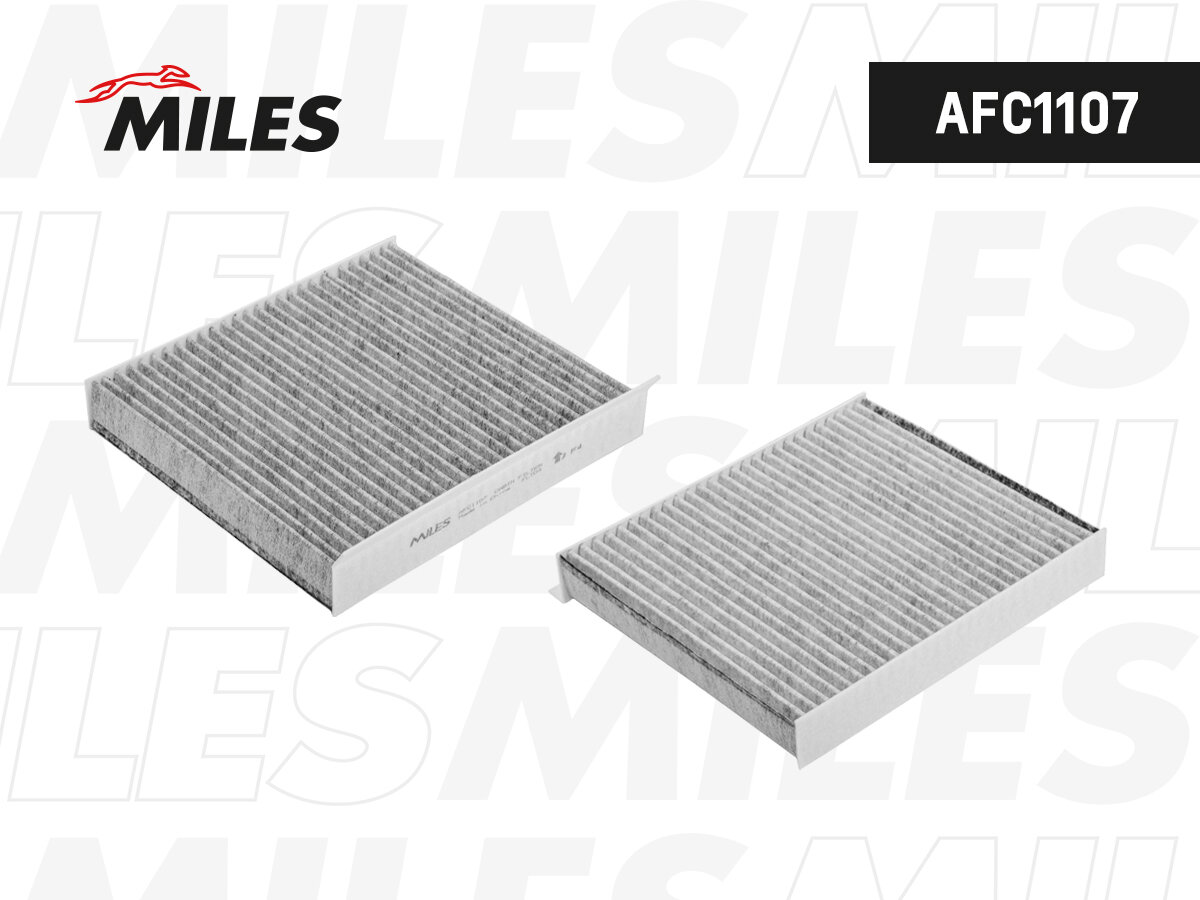 MILES Фильтр салонный Haval F7 (18-)/F7x (19-)/Jolion (21-)/Dargo (22-) угольный AFC1107
