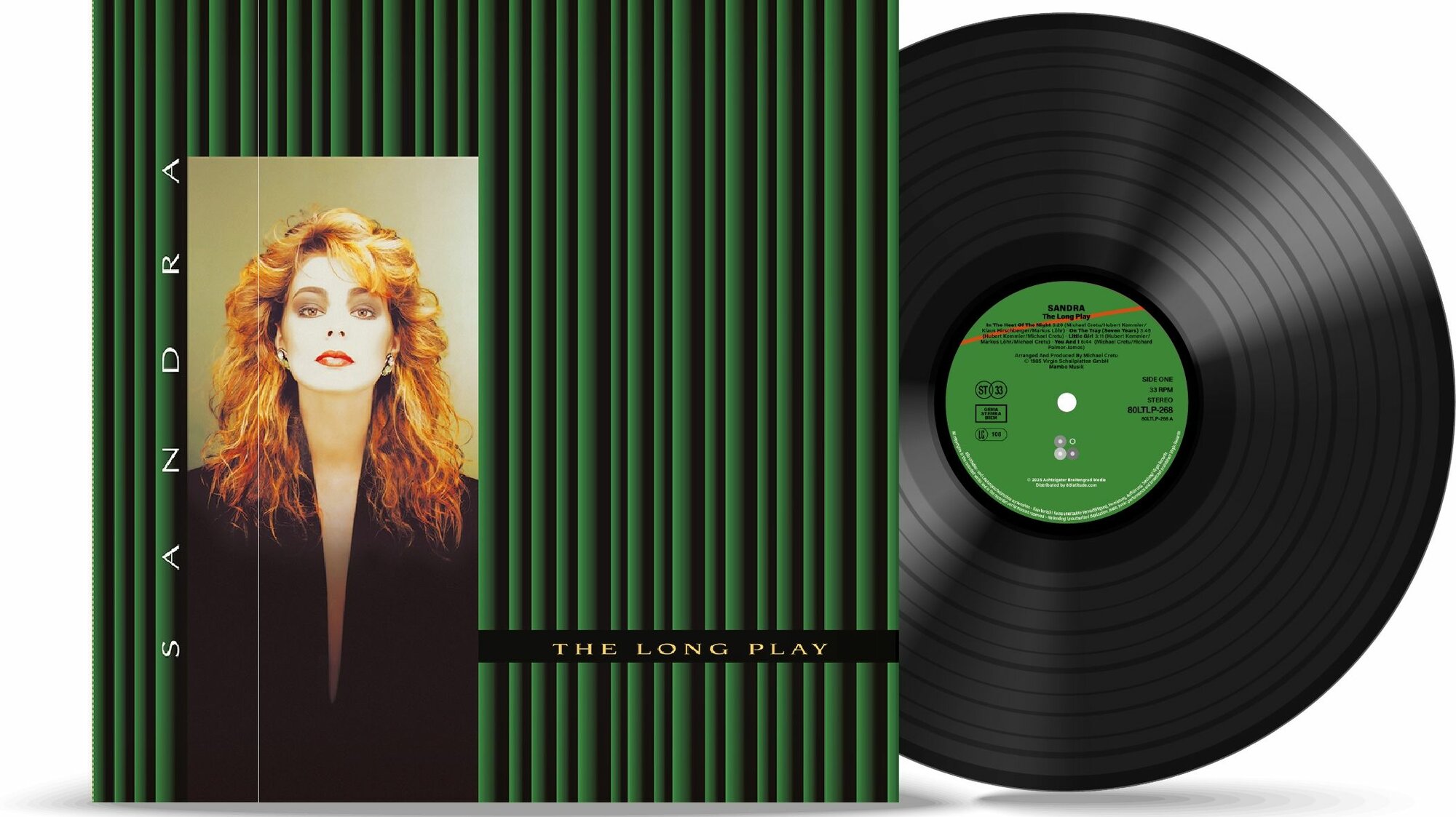 SANDRA - The Long Play, (LP, Reissue, Remastered, Black Vinyl) Виниловая Пластинка