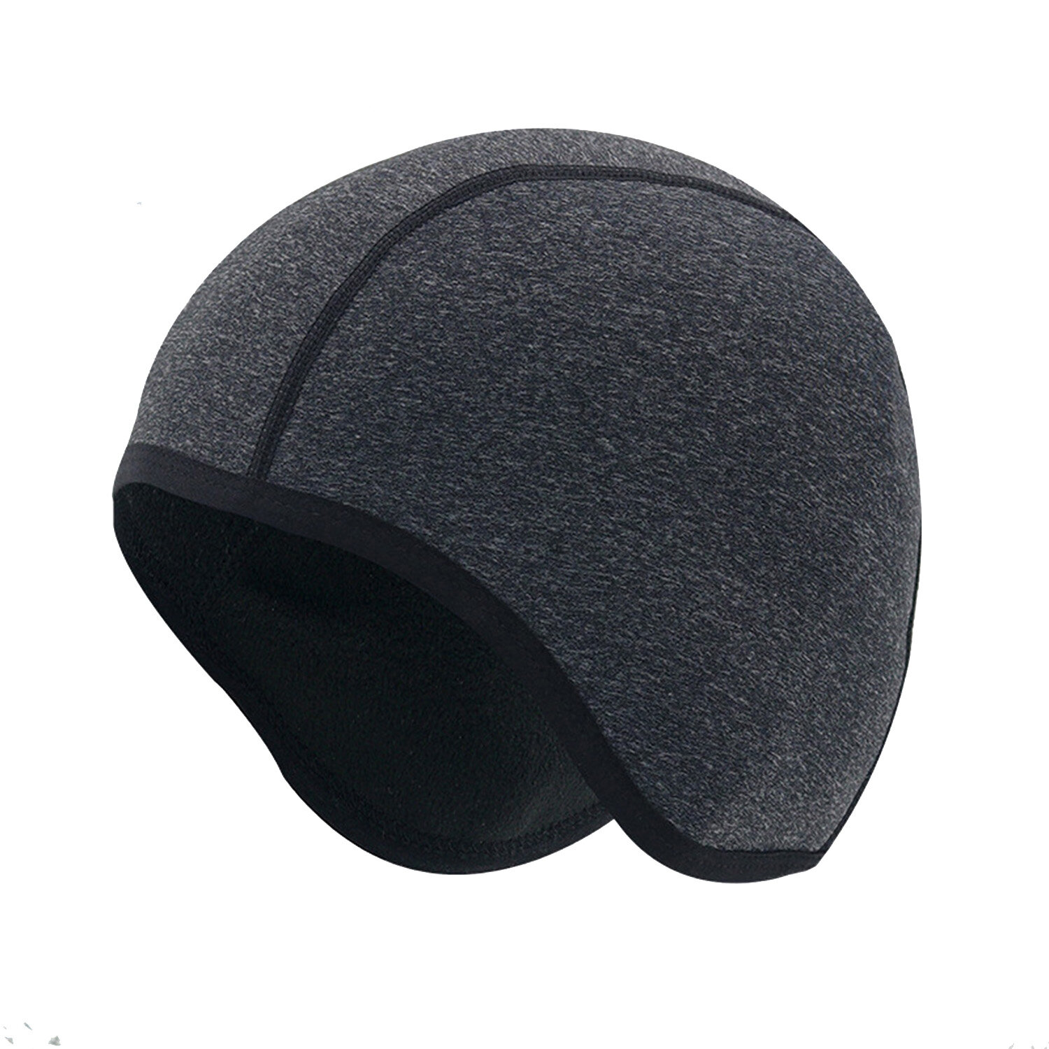 Шапка-Скулл Кепка Лайнер для Шлема Теплая с Дыркой для Очкив и Хвоста из Флиса Удобная Для Спорта Мотоцикла Велосипеда Бега Одноразмер Серый / Серый для Очкив / Серый для Очкив и Хвоста Полиэстер Унисекс Взрослые 57см 30см 20см 49-50г 1 Шт