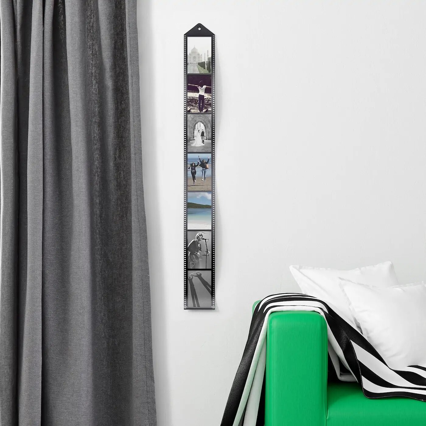 Фоторамка-коллаж, 10х15 см, черный, для 7 фото IKEA DROPS дропс