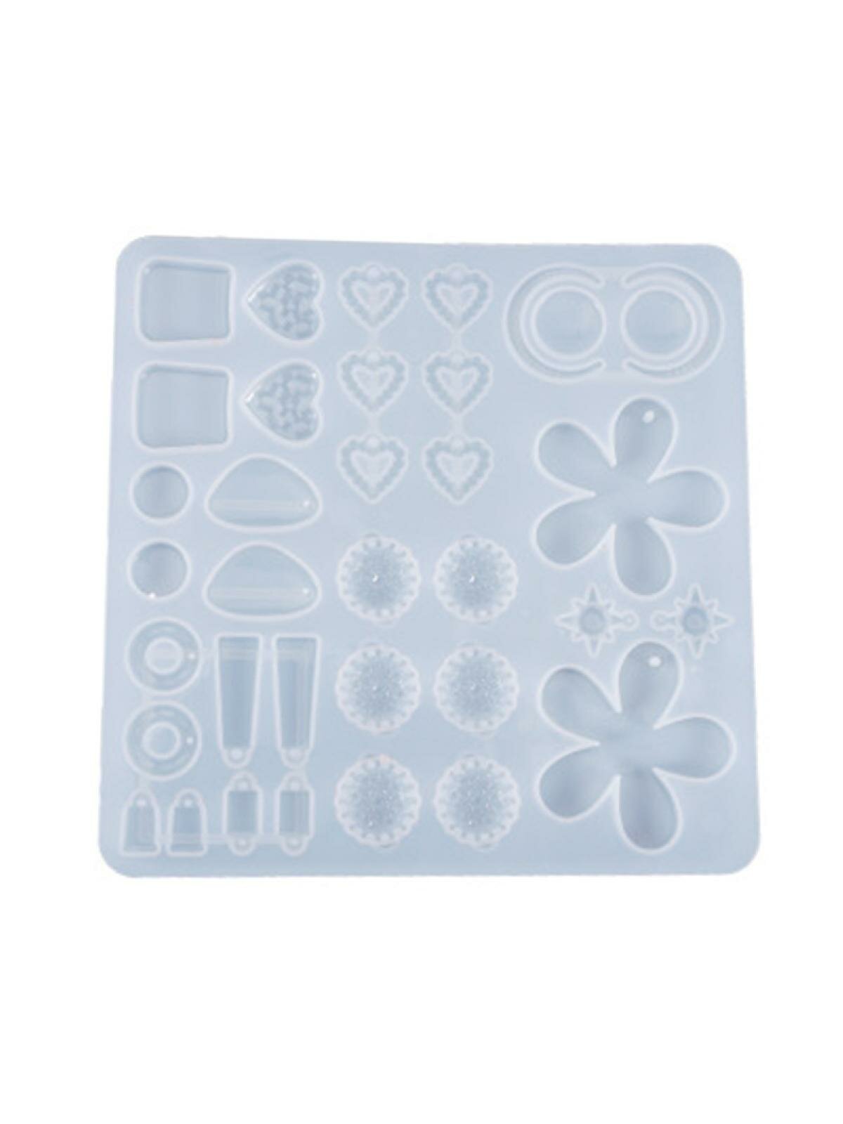 Сделай сам кристалл эпоксидной смолы серьги кулон плесень