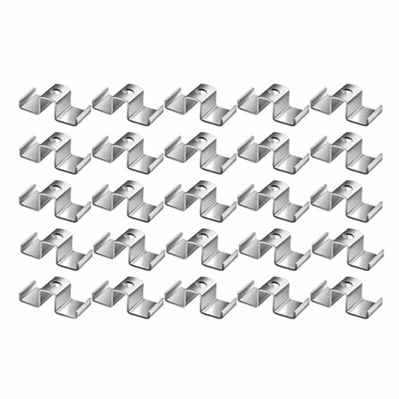 Оцинкованная решетка седловидный зажим набор для крепления приспособления решетки-25 шт. в упаковке
