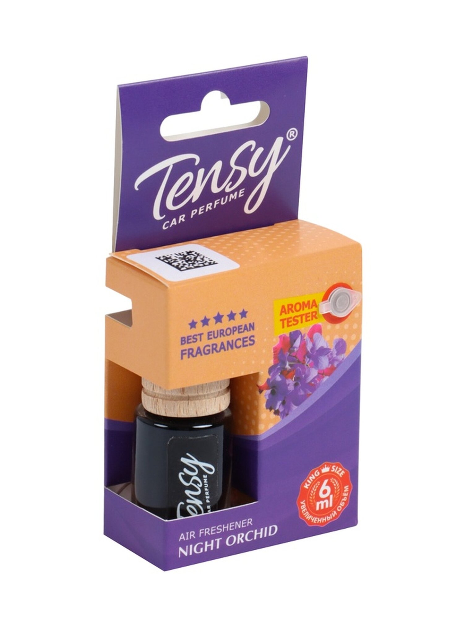 Ароматизатор Tensy ТВ-04, в бутылочке, 6 мл, аромат Ночная орхидея