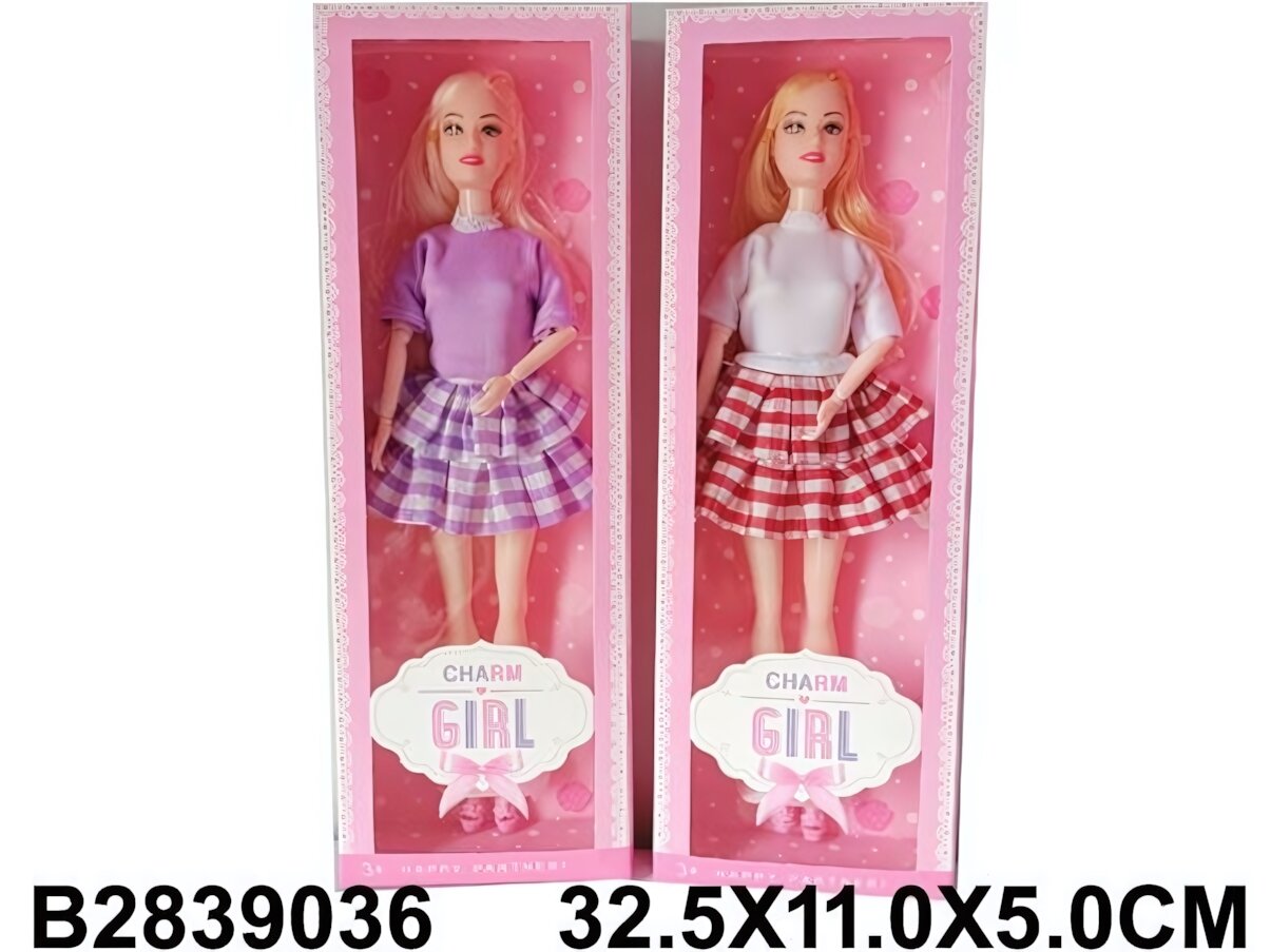 Кукла шарнирная "CHARM GIRL", 32 см, в коробке, цвет в ассортименте, для игры и коллекции