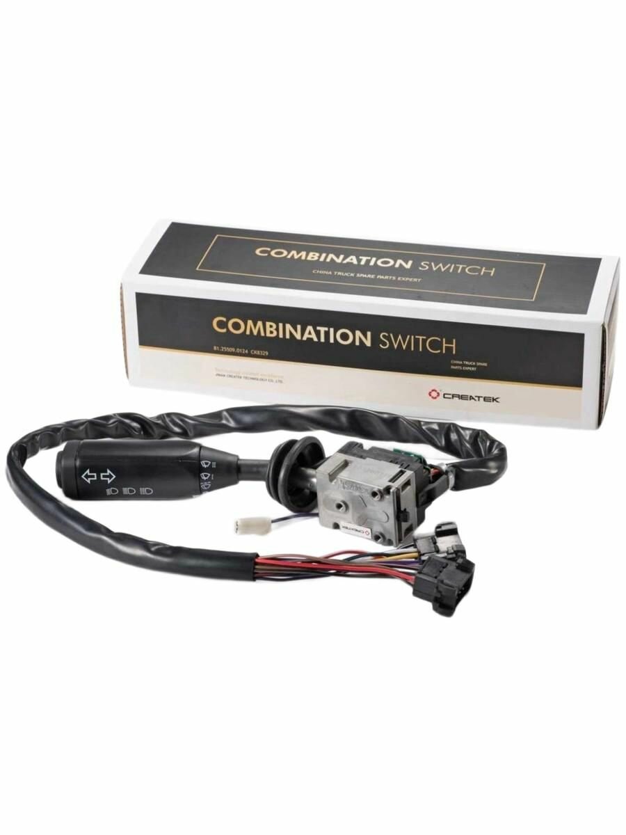 Переключатель подрулевой SHACMAN F2000 и SHACMAN F3000 качество от CREATEK Арт. 81.25509.0124