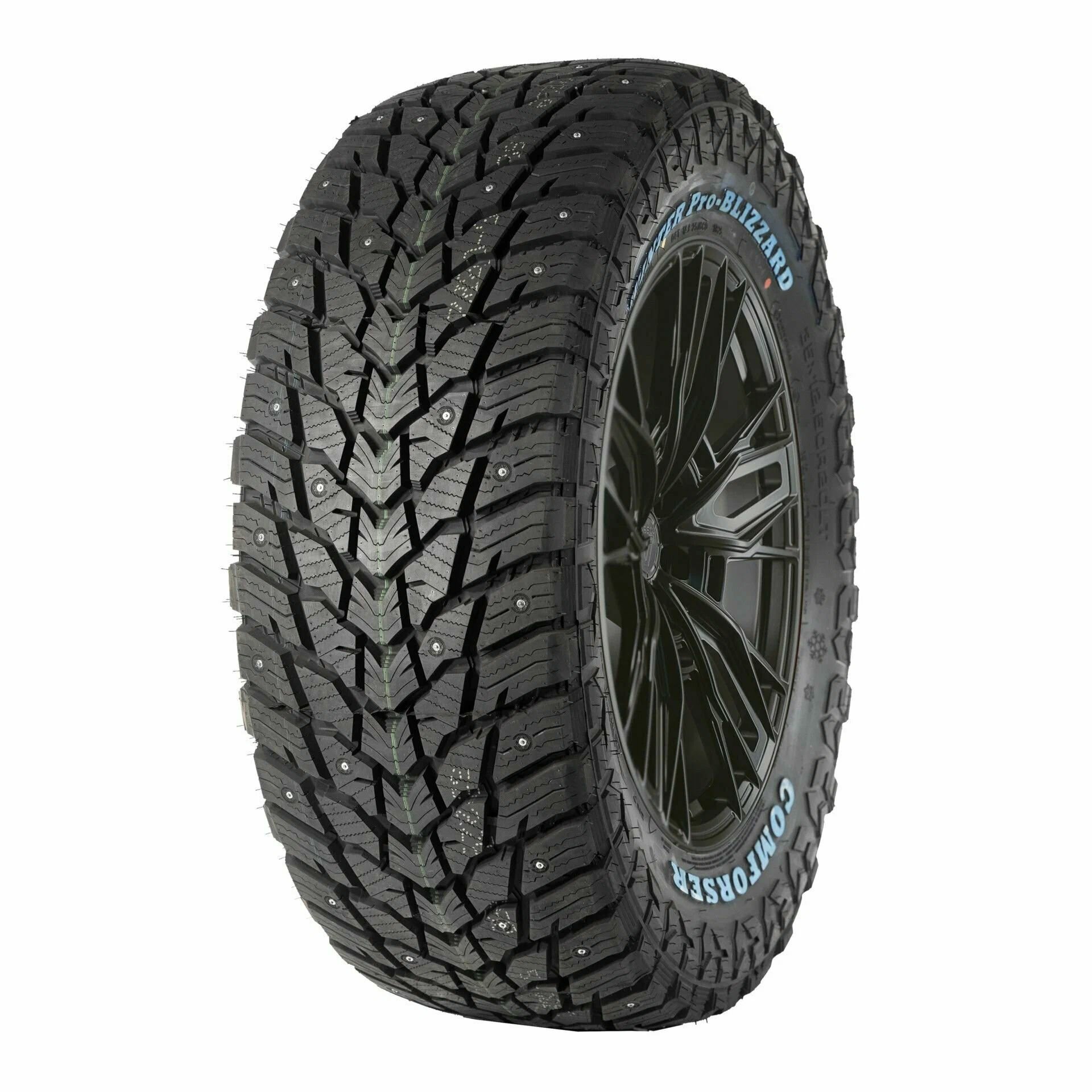 Шины зимние шипованные Comforser Winter Pro-Blizzard 33/12 R20 114Q Правая сторона 10PR