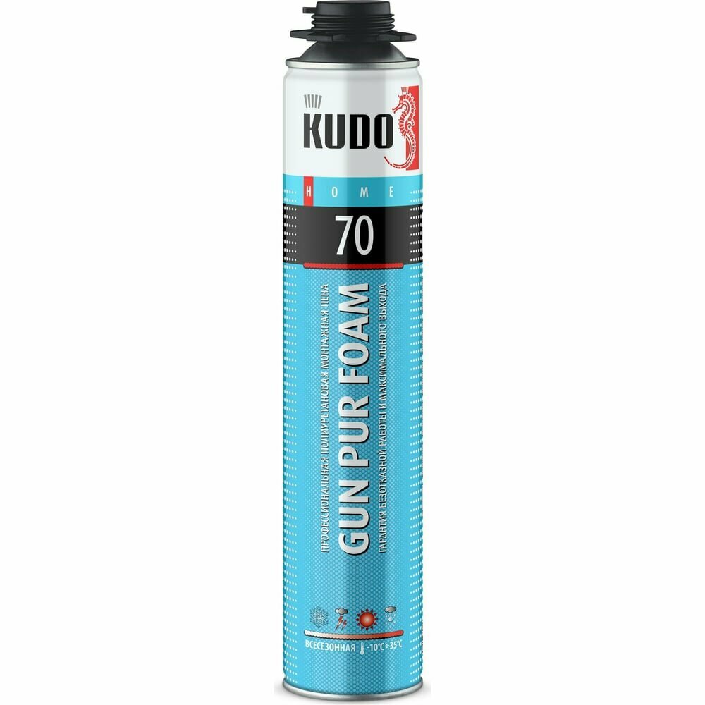 Полиуретановая профессиональная всесезонная монтажная пена KUDO номе 70
