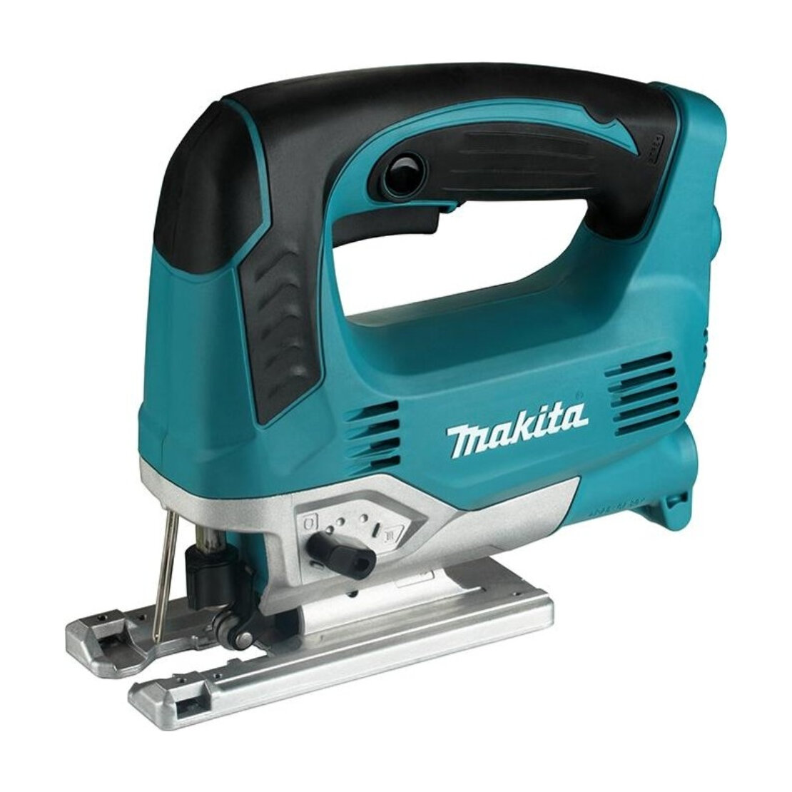 Лобзик Makita JV0600K, 650 Вт, 3100 ход/мин, регулировка скорости, маятниковый ход, синий
