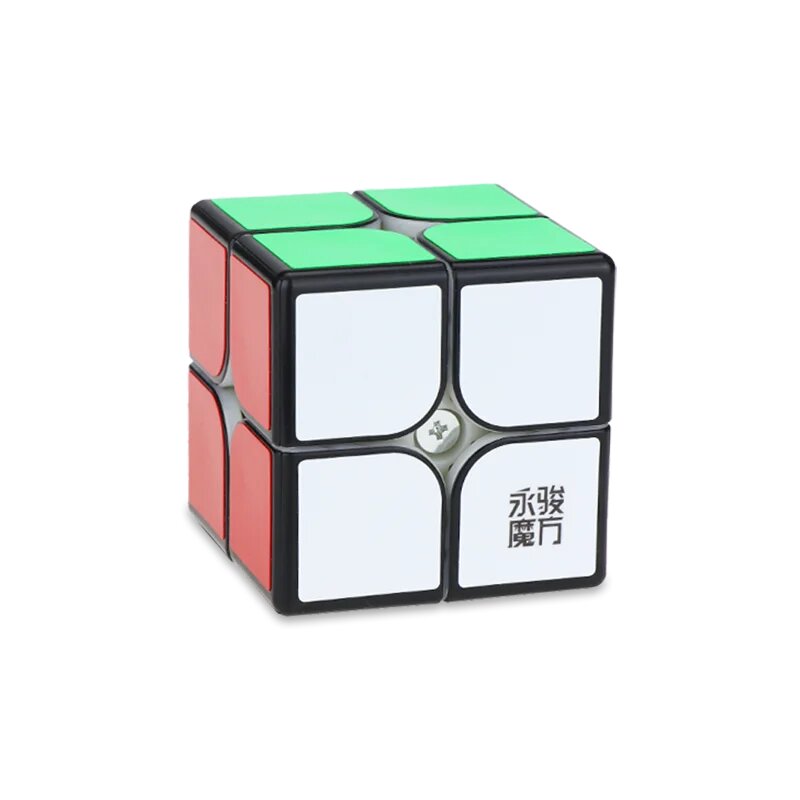 Магнитный кубик Рубика YJ Yupo V2M 2x2 для детей от 6 лет черный