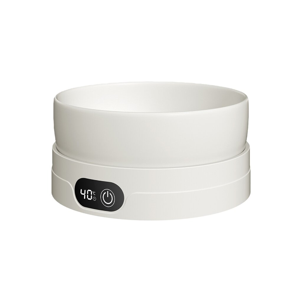 Миска для домашних животных с электрическим подогревом - Поилка с 4 Настройками температуры для собак, Кошек и мелких животных, Миска для термальной воды для щенков, Котят, Птиц, Уток и Цыплят, для использования в помещении