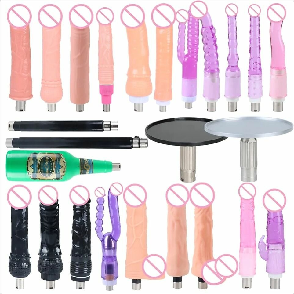 Секс машина Насадки фаллоимитаторы для коннекторной машины 3XLR