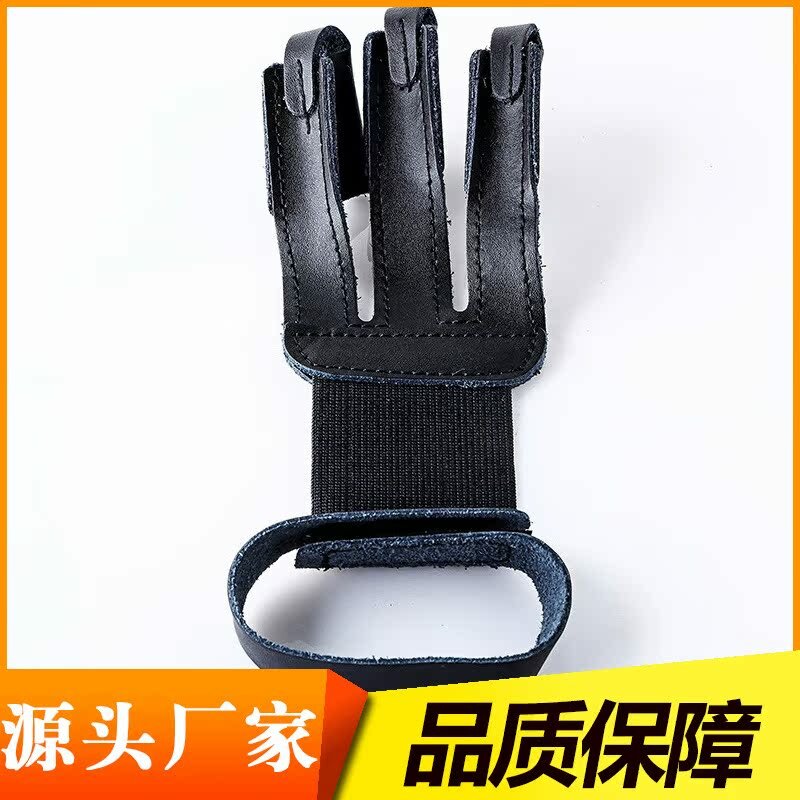 Горячая продажа от производителя: коричневый кожаный защитник для пальцев, стрельба из традиционного рекурсивного лука, оптовая продажа