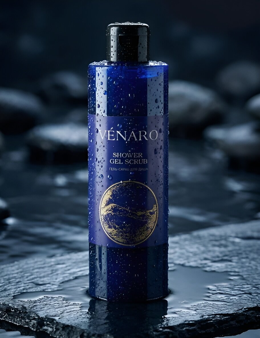 Гель-скраб VENARO, мужской, для всех типов кожи, отшелушивание, очищение, 250 мл