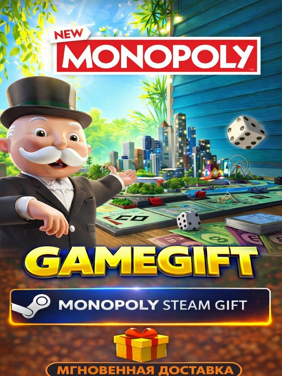 Игра Monopoly для STEAM ПК (PC) | Страна активации - Украина | Подарком на Ваш аккаунт | Автовыдача