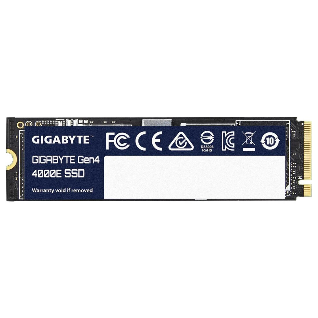 Твердотельный накопитель SSD M.2 500Gb Gigabyte Gen4 4000E, NVMe