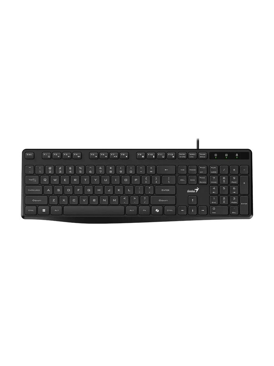 Клавиатура проводная GENIUS KB-117S black (USB, 104 клавиши) (31300017402)