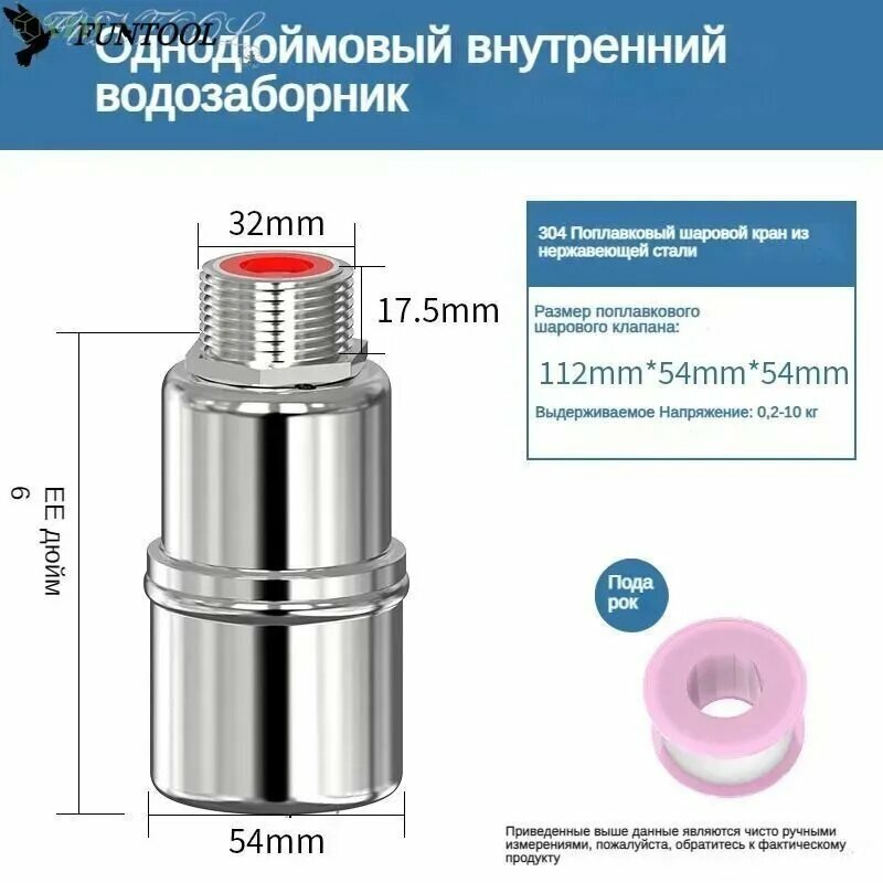Предохранительный клапан для системы полива