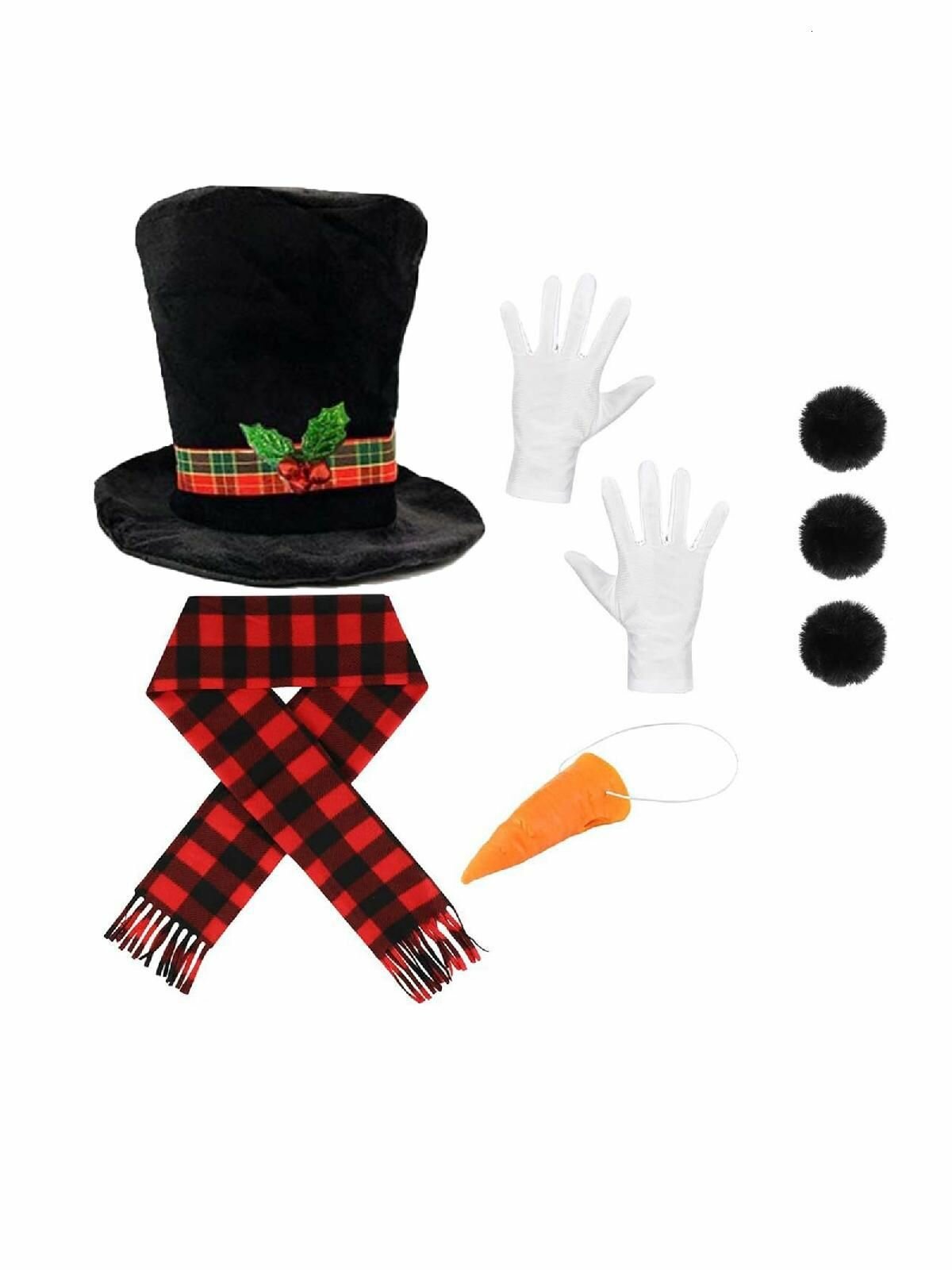 Костюм Снежного человека на Новый год, Набор 3