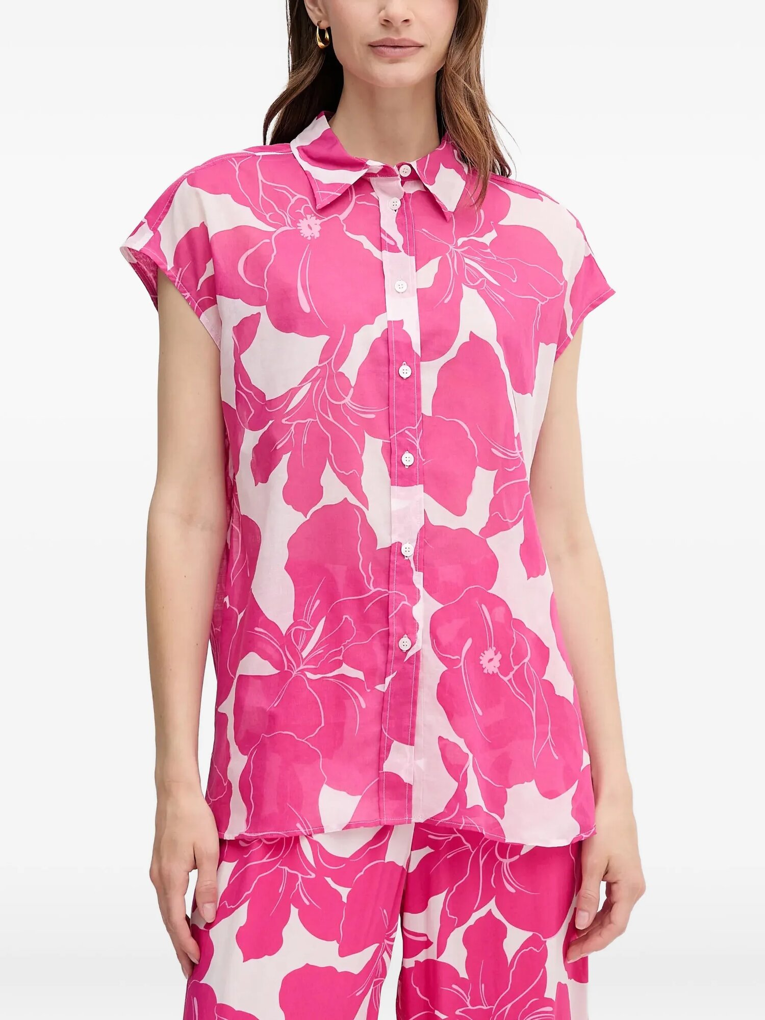 Рубашка Floral-print shirt