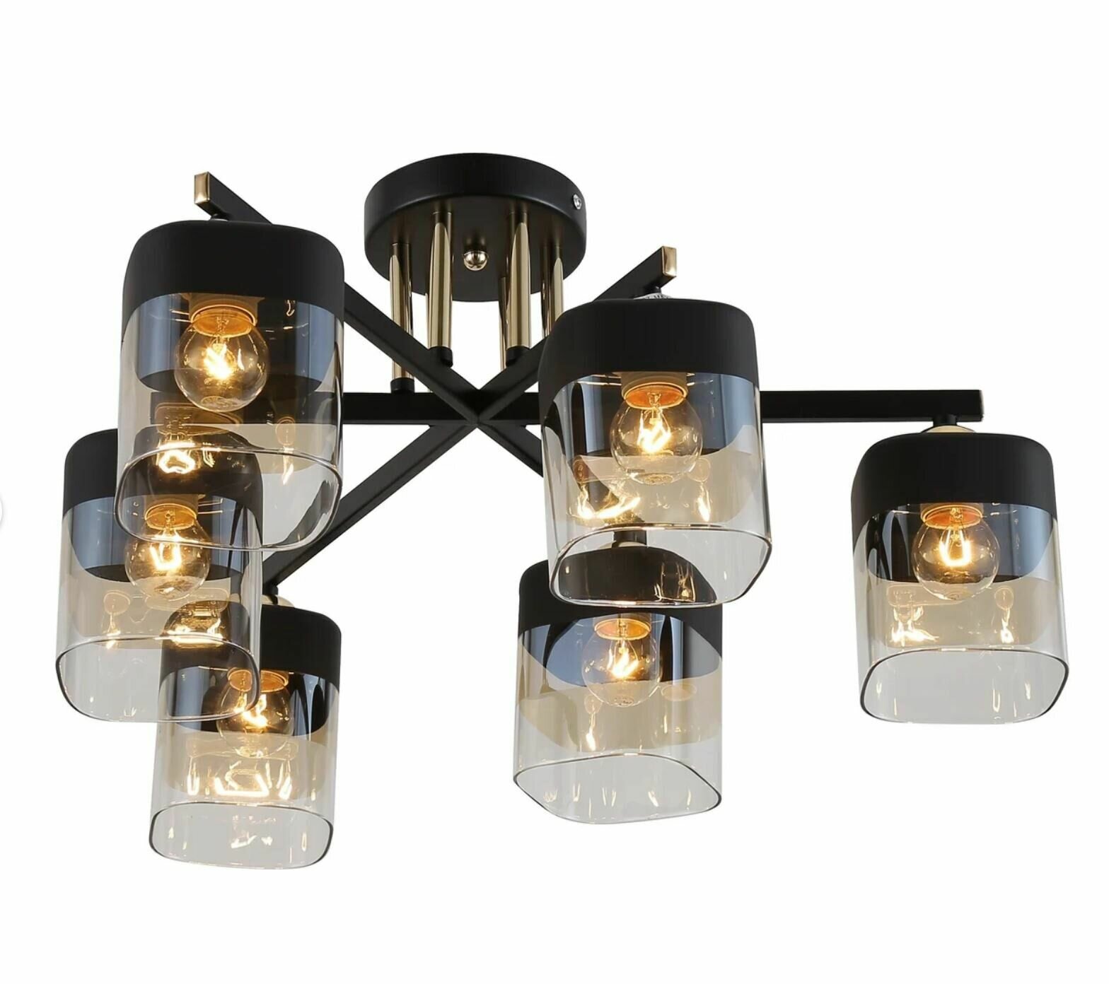 Люстра Rivoli "Isadora", цоколь E27, мощность 40W, потолочная