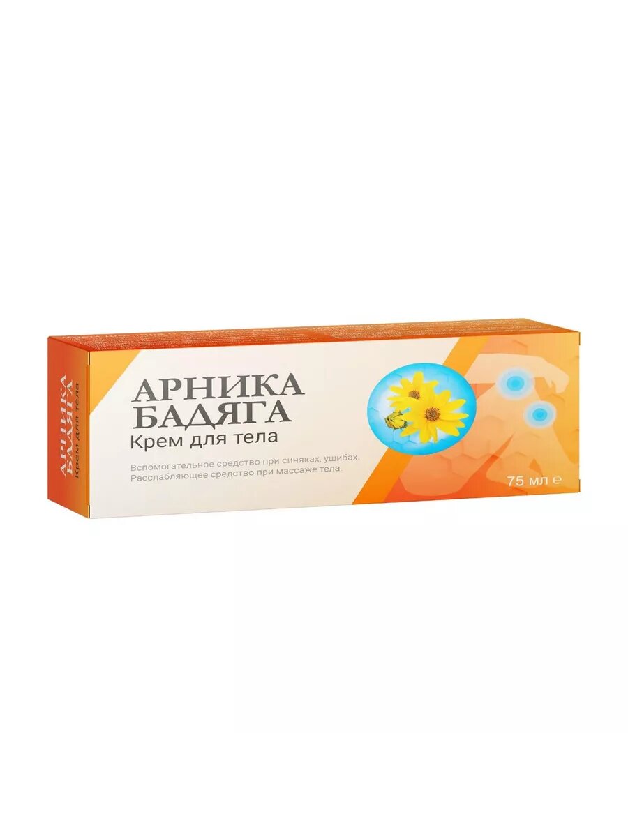 Простой Рецепт Крем для тела Арника и Бадяга, крем для наруж