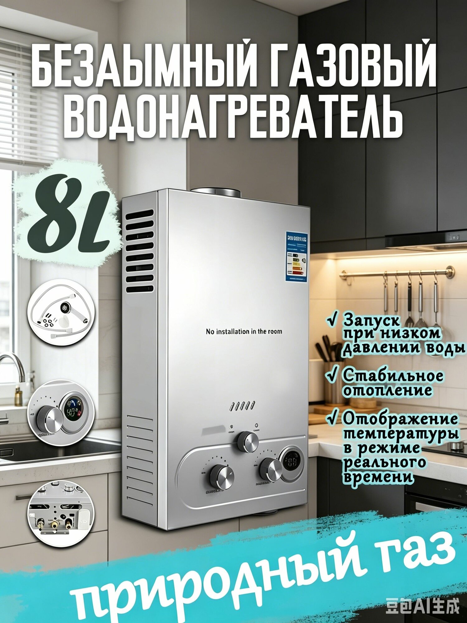 Водонагреватель газовый