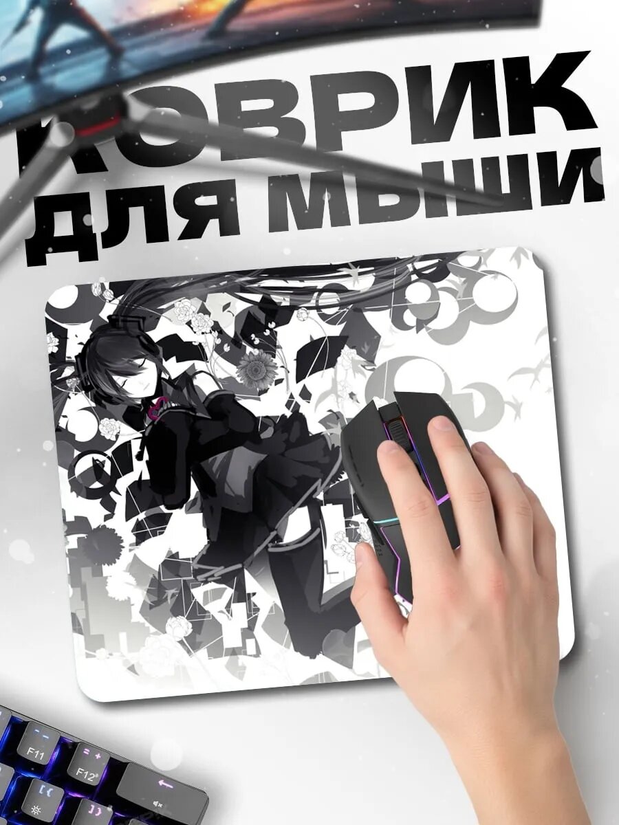 Коврик для мыши Аниме девушка в стиле — фото 1