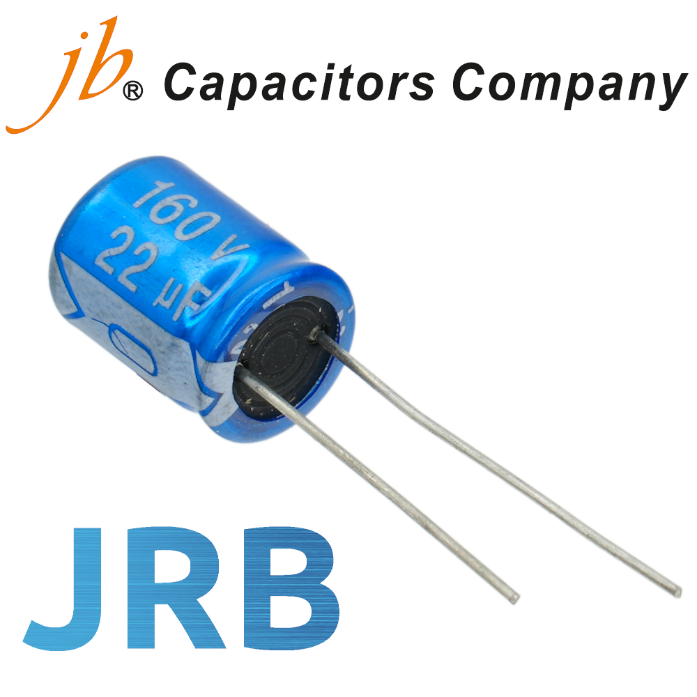 22мкФ 160В / JB / 10x12 / 105 С / конденсатор электролитический (3шт)