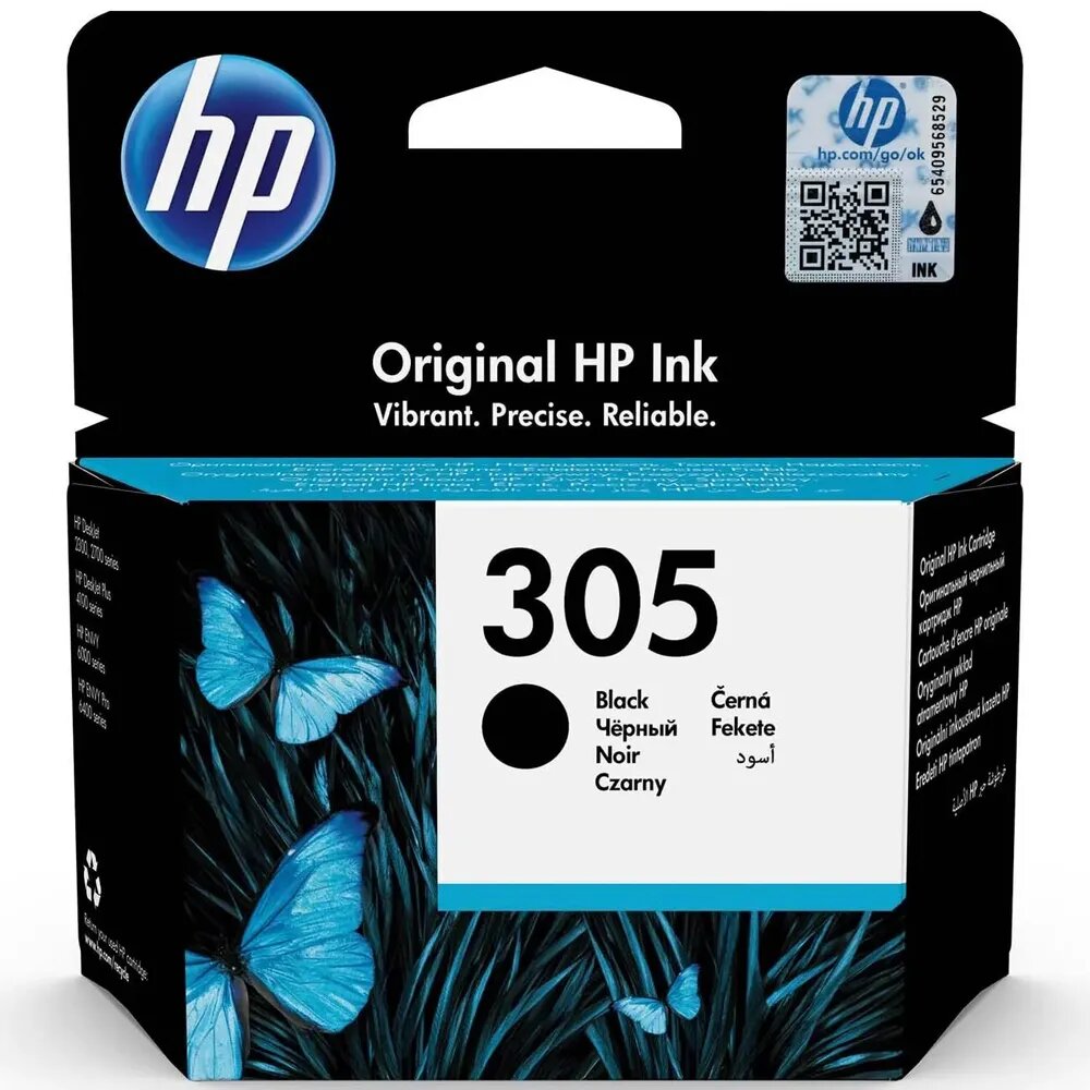 HP Картридж 305 3YM61AE, оригинал, Черный (black), 1 шт