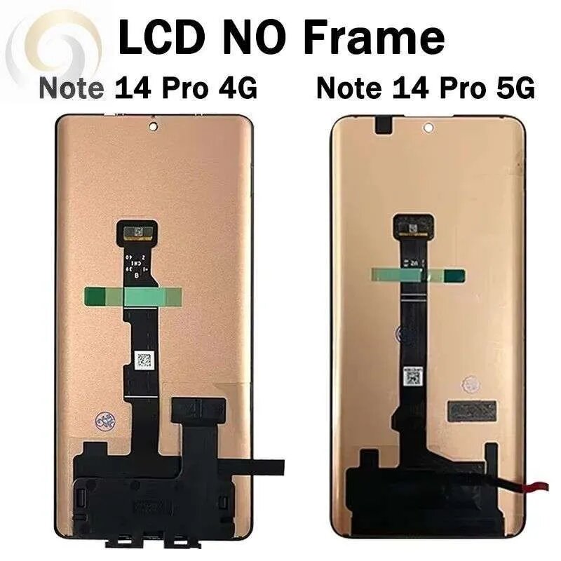 6.67" для Xiaomi Redmi Note 14 Pro 4G 24116RACCG LCD дисплей сенсорный экран дигитайзер сборка запчасти