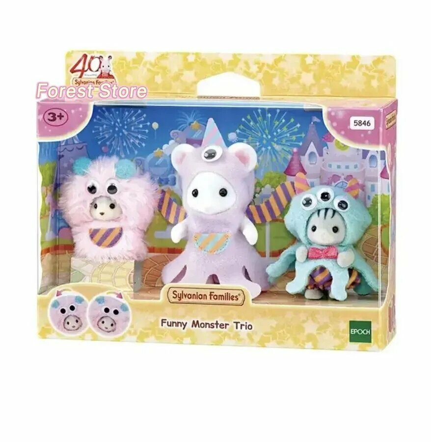 Набор фигурок "Забавное монстровое трио" Sylvanian Families