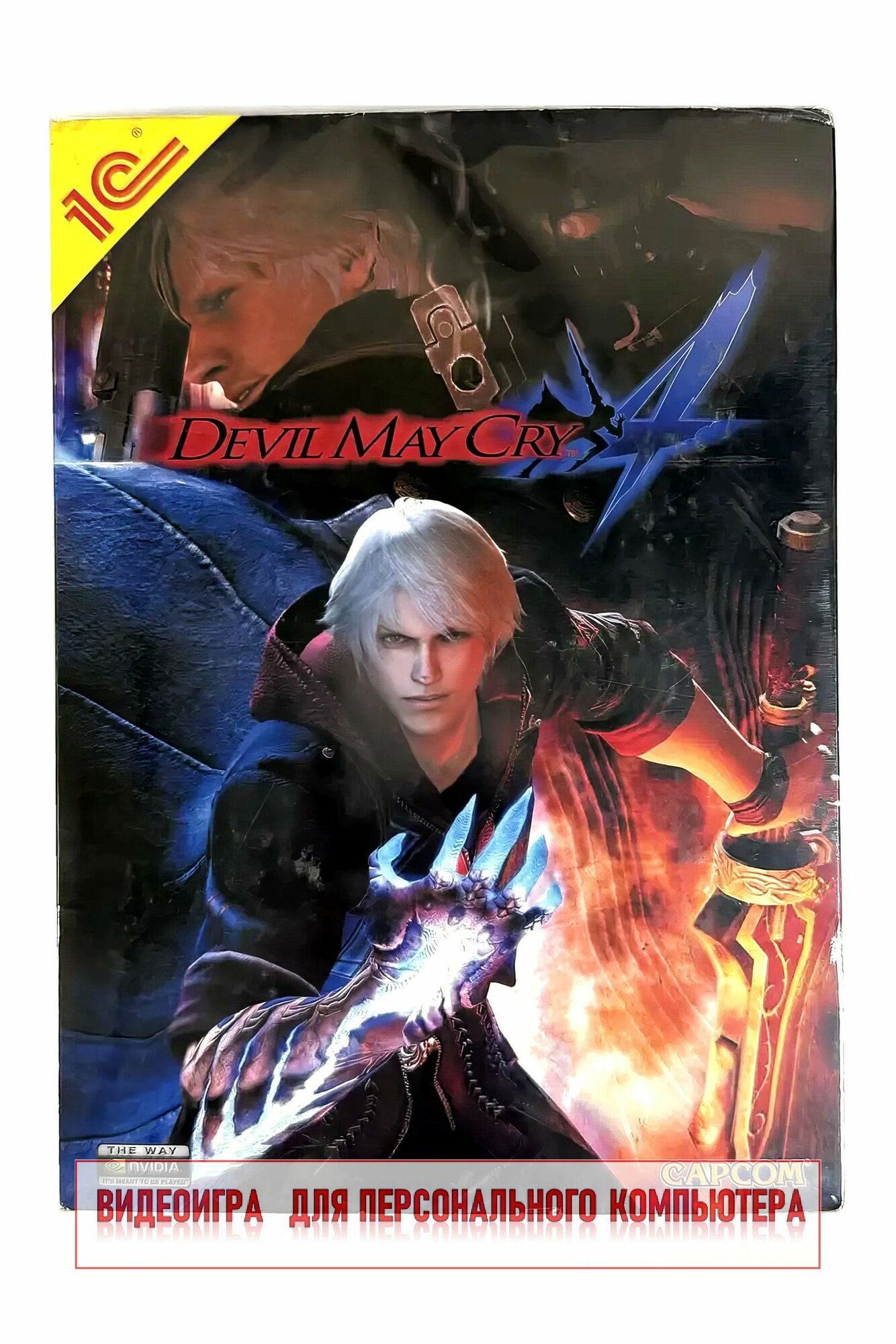 Видеоигра. Devil May Cry 4 (2008, Box, PC-DVD, для Windows PC, русская версия) экшен, jRPG / 16+