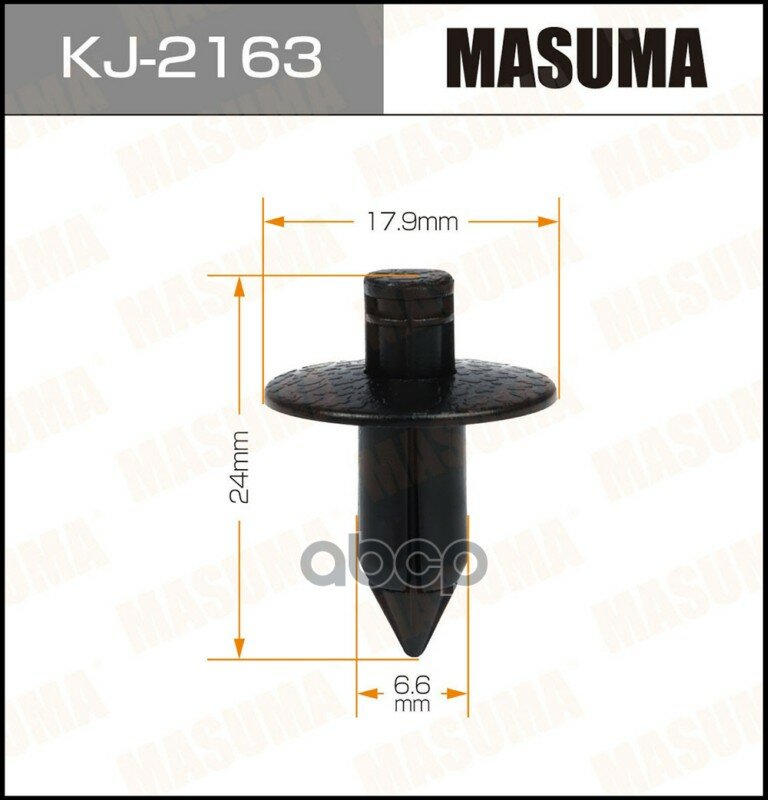 Клиса автомобильная (автокрееж) MASUMA 2163-KJ салонная черная [] Masuma арт. KJ2163