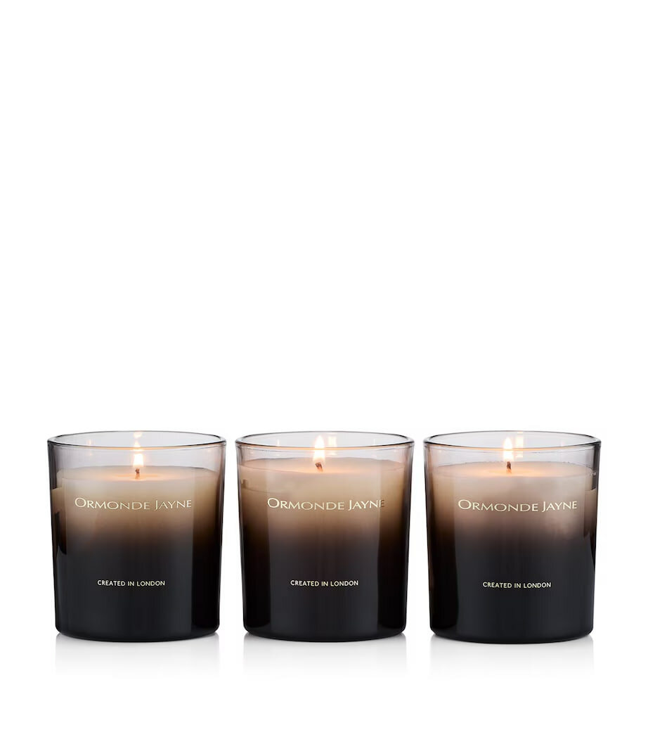 Ormonde Jayne Подарочный набор цветочных свечей Floral Candle Gift Set 3x170г