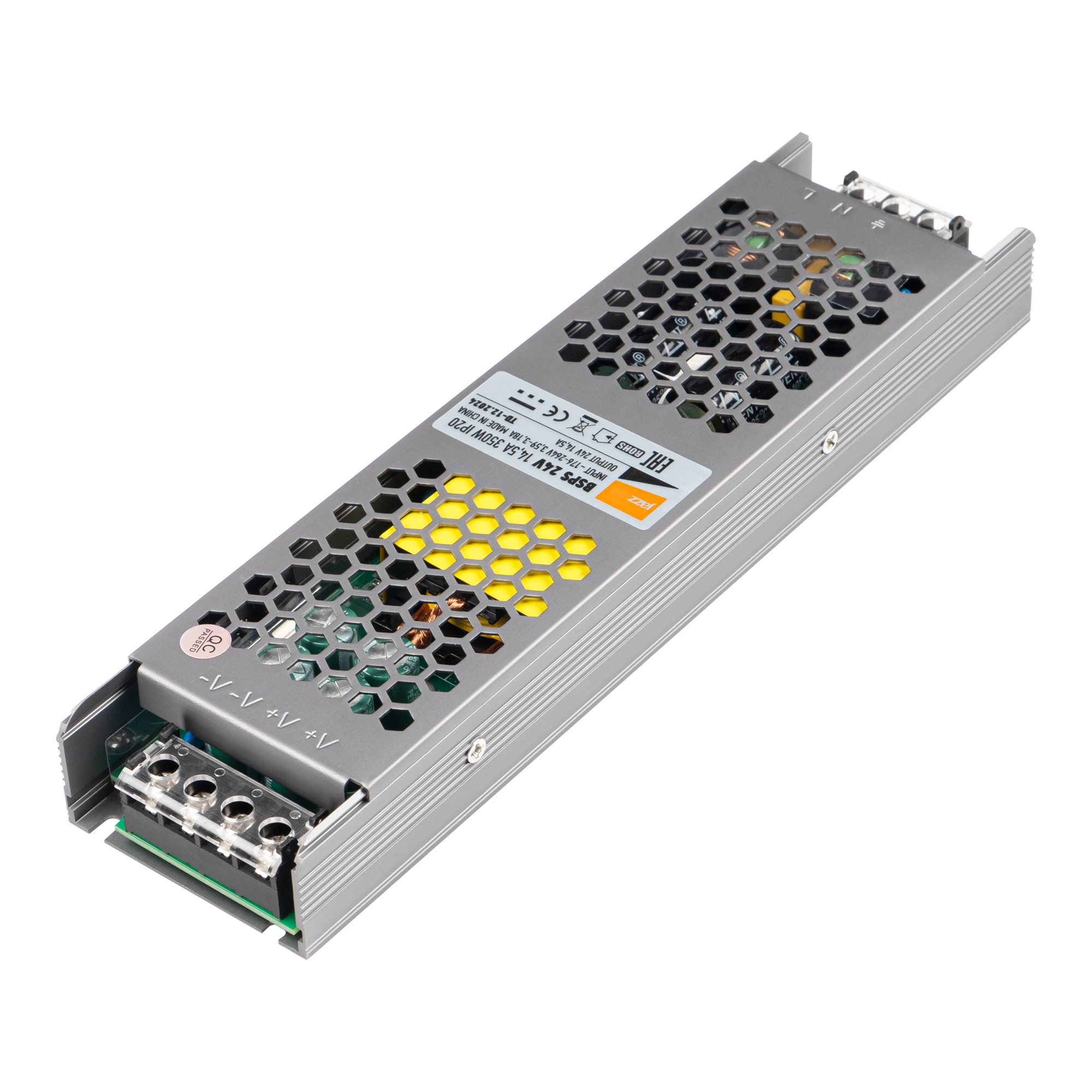 Блок питания для LED-линеек BSPS 24V 350W IP20 5л. гар. Jazzway