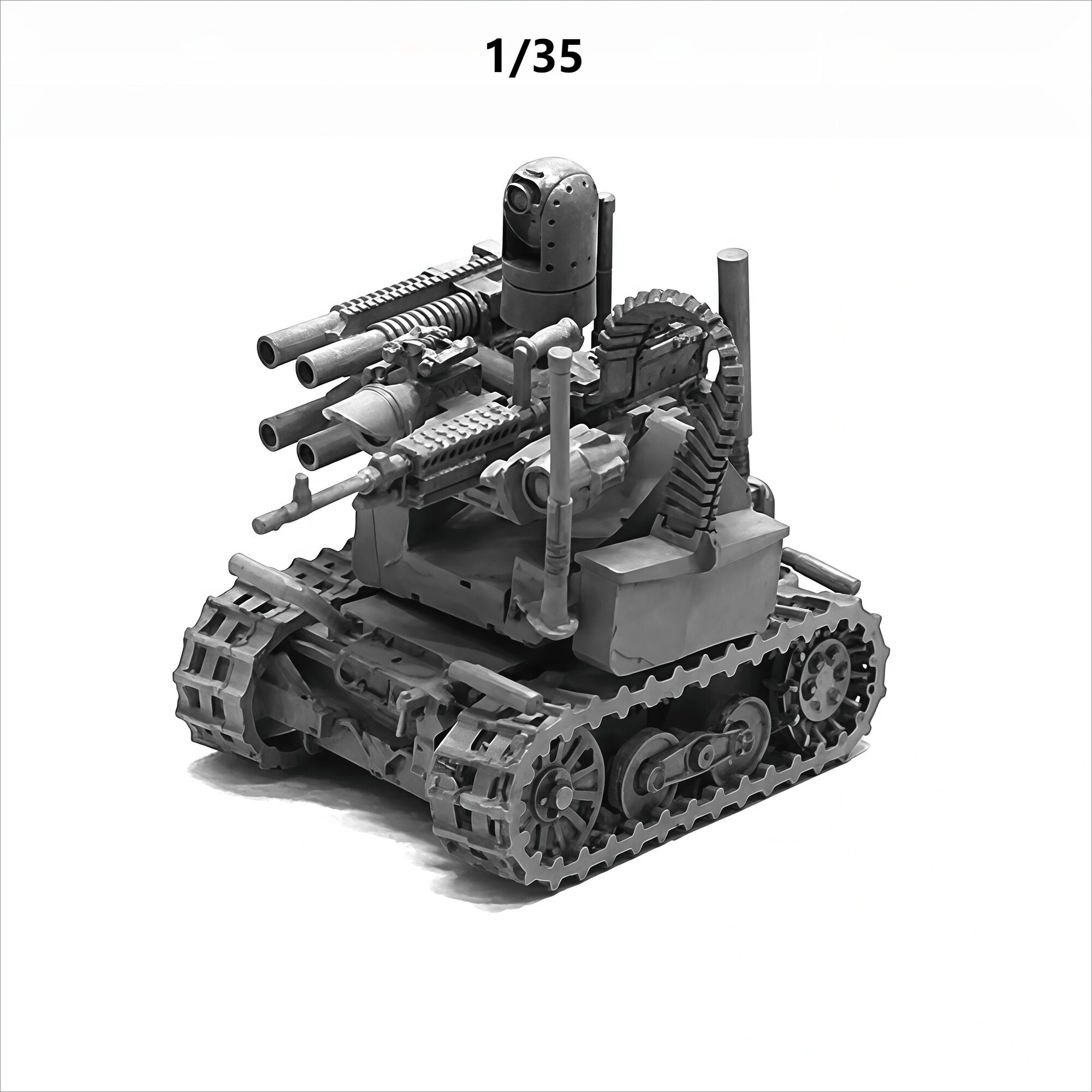 Комплект для сборки модели из литья смолы 1/35, GK, модель беспилотного робота, неокрашенная