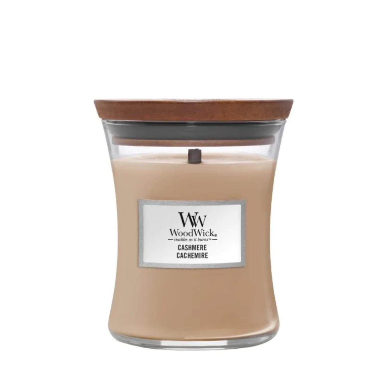 Ароматическая свеча WoodWick "Кашемир/CASHMERE", средняя 1720908