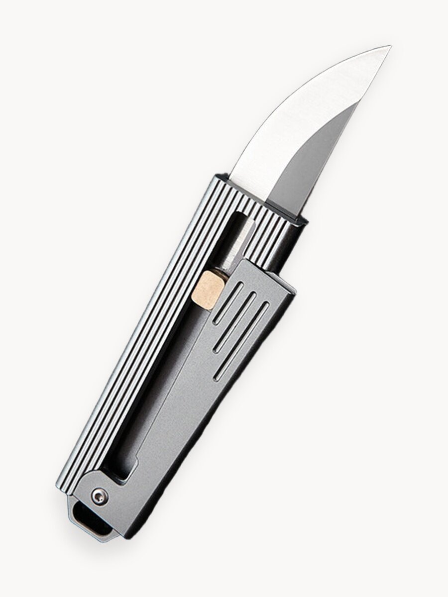 Складной нож гравитационный канцелярский брелок