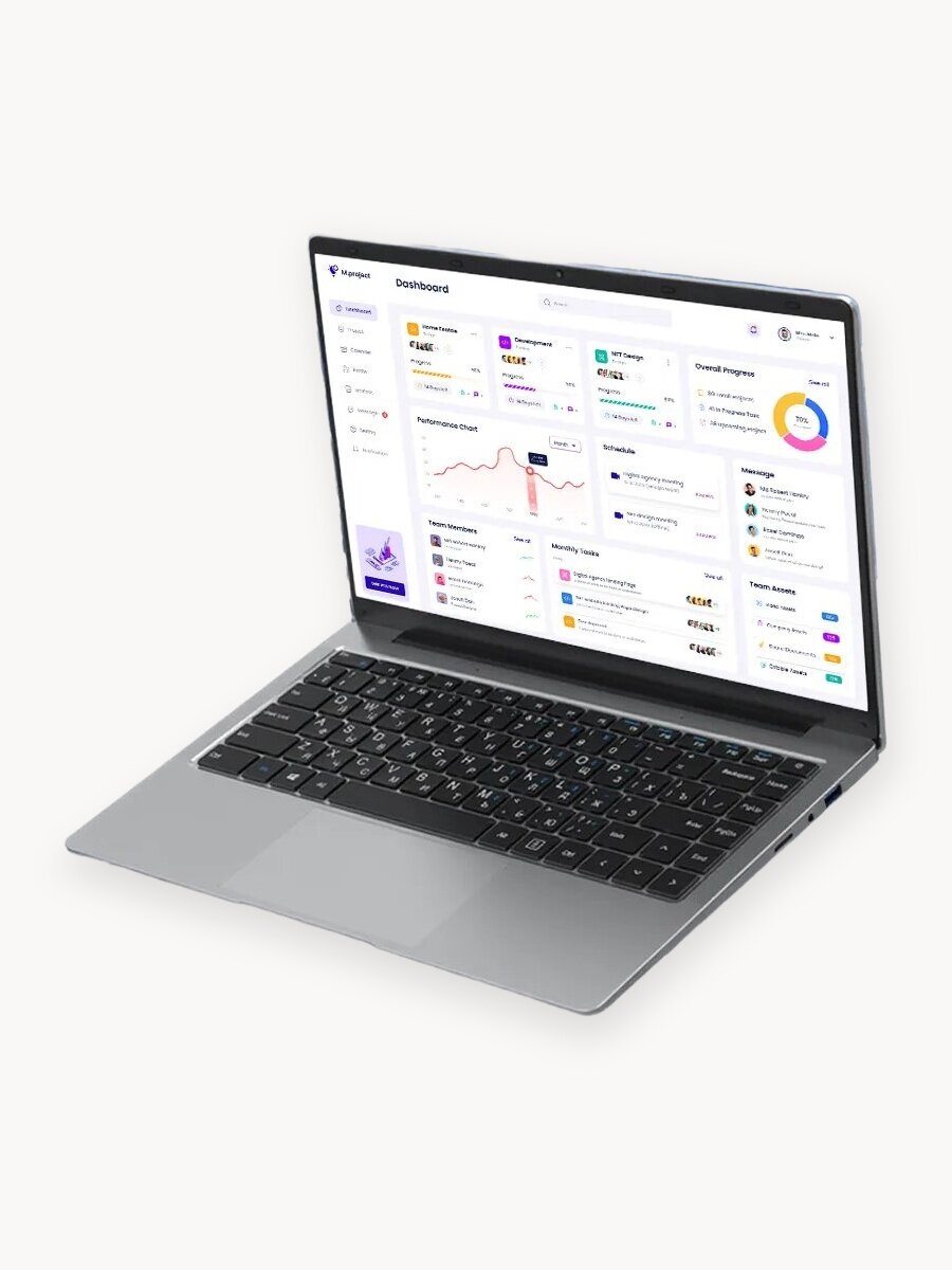 14.1" Ноутбук для работы и учебы, Notebook, RAM 8 ГБ, SSD 256 ГБ , Intel N3700, русская раскладка Розовый